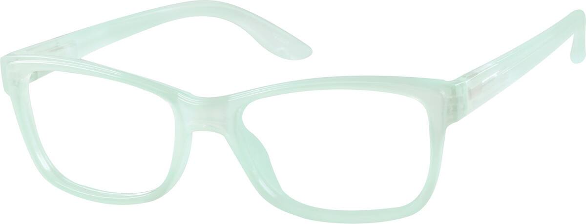 Green Women’s Translucent Rectangle Eyeglasses #1225 | Zenni Optical ...