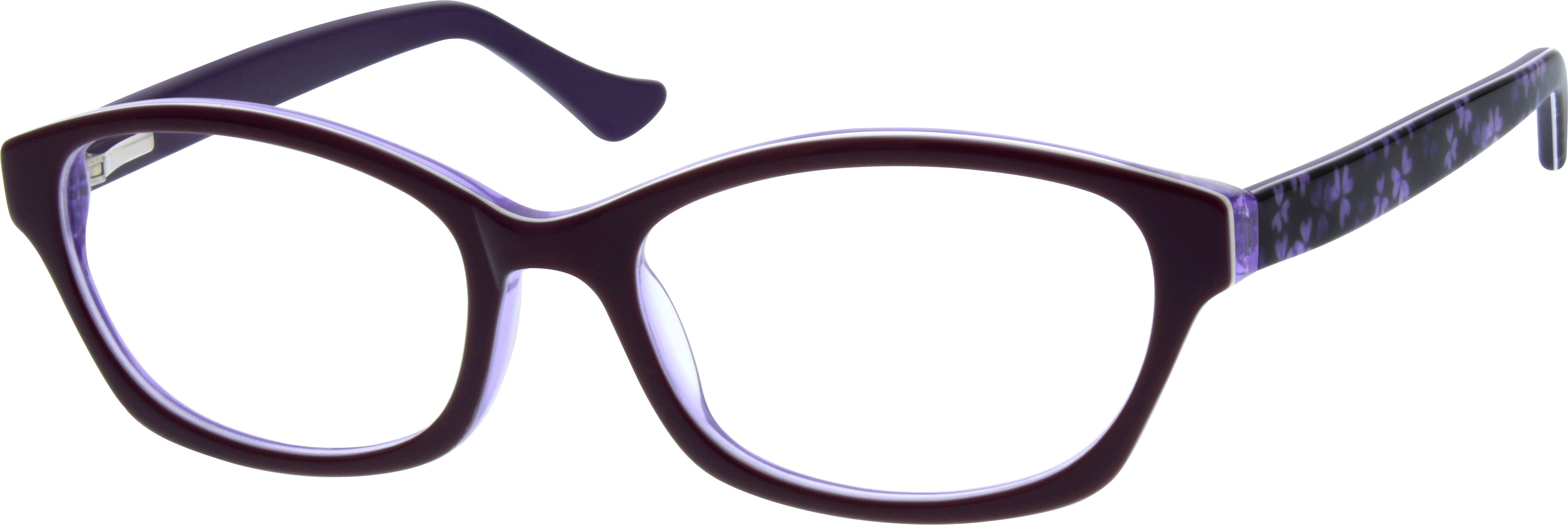 Purple Acetate Full-Rim Frame With Spring Hinges #1827 | Zenni Optical ...