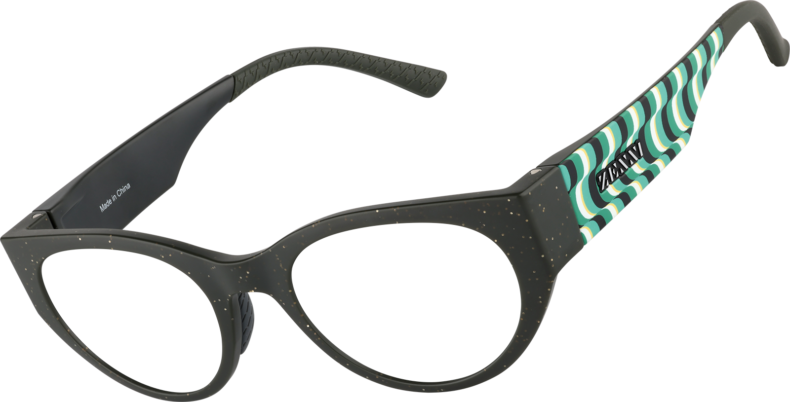 Green Zunnies - Sports Oval Sunglasses #1013324 | Zenni Optical