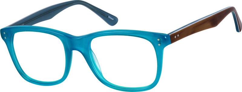 Blue Square Glasses #109516 | Zenni Optical
