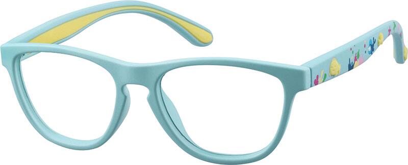 Blue Kids’ Square Glasses #1110516 | Zenni Optical