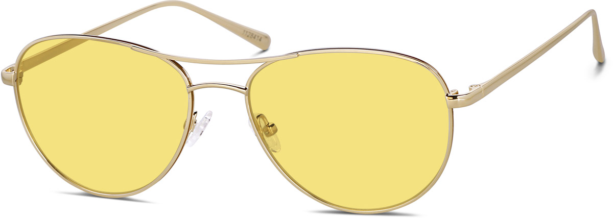 Gold Aviator Sunglasses 1128414 Zenni Optical