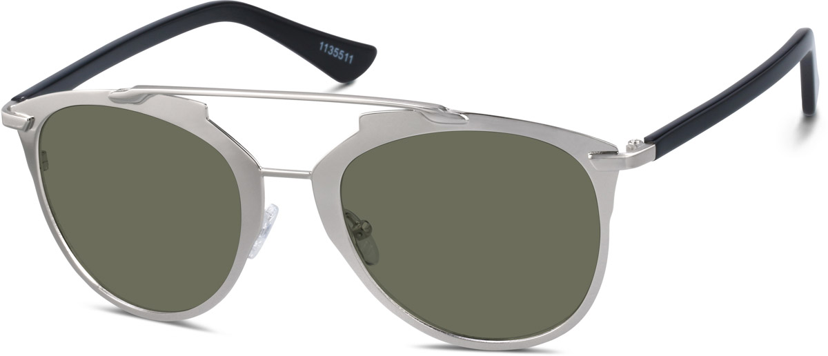 Silver Aviator Sunglasses 1135511 Zenni Optical Canada