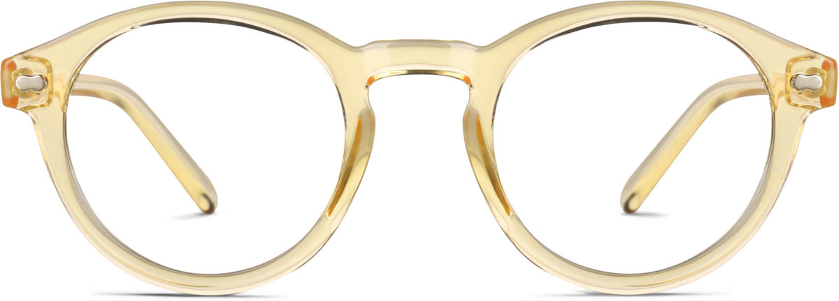 Yellow Round Glasses #125522 | Zenni Optical