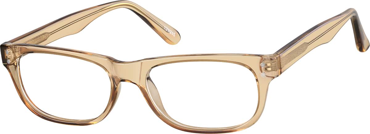 Taupe Rectangle Glasses #129215 | Zenni Optical