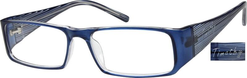 Blue Rectangle Glasses #14273216 | Zenni Optical