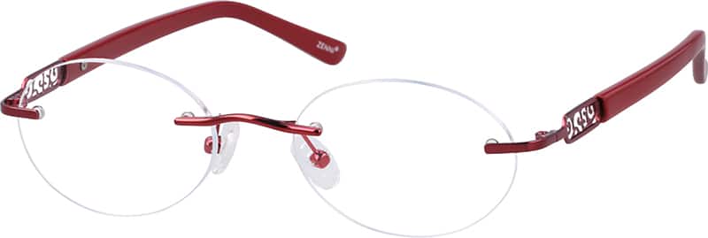 Red Rimless Glasses #155918 | Zenni Optical