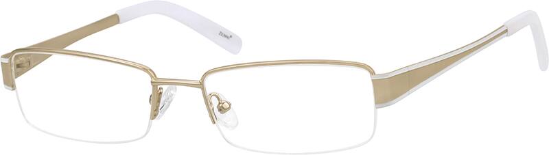 Gold Rectangle Glasses #162714 | Zenni Optical