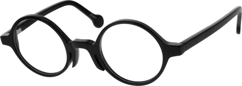 Black Round Glasses #184021 | Zenni Optical