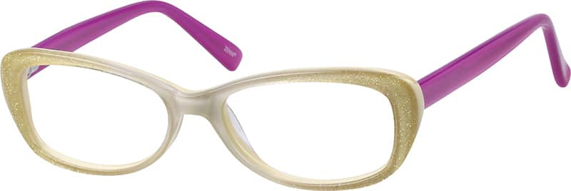 Cream Cat-Eye Glasses #188722 | Zenni Optical