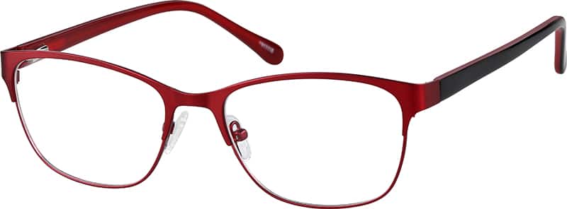 Red Rectangle Glasses #1911118 | Zenni Optical