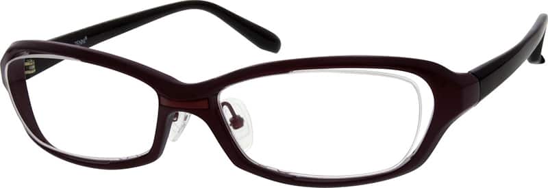 Red Geometric Glasses #200018 | Zenni Optical