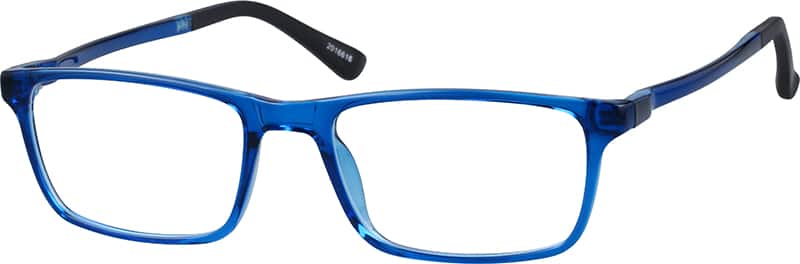 Blue Rectangle Glasses #2016616 | Zenni Optical