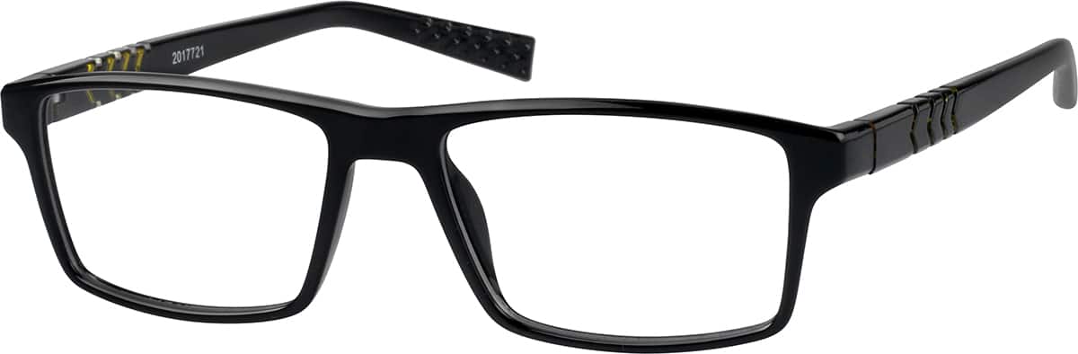 Black Rectangle Glasses #2017721 | Zenni Optical