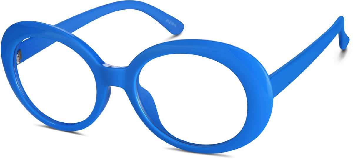 Blue Oval Glasses #2023016 | Zenni Optical