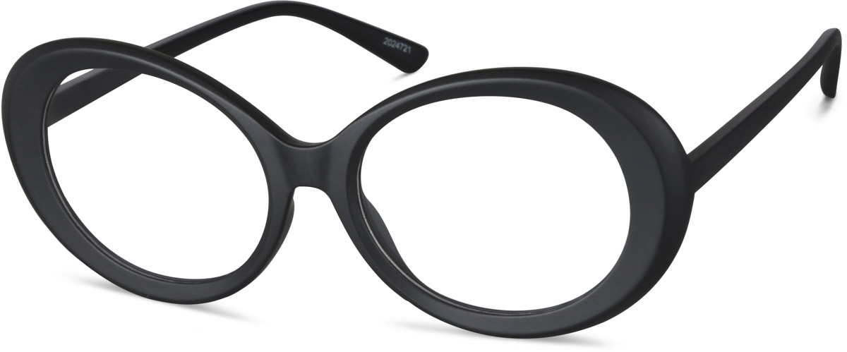 Black Oval Glasses #2024721 | Zenni Optical