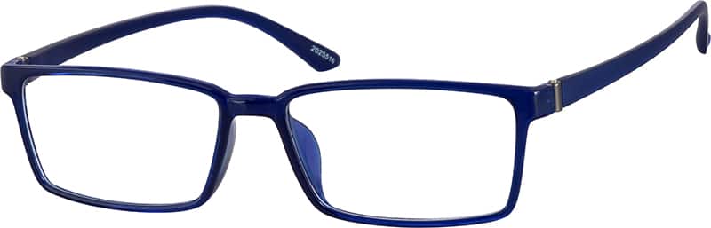 Blue Rectangle Glasses #2025516 | Zenni Optical
