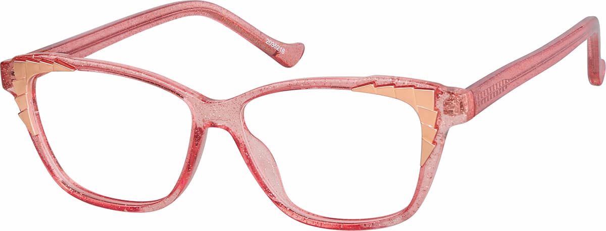 Pink Square Glasses #2035218 | Zenni Optical
