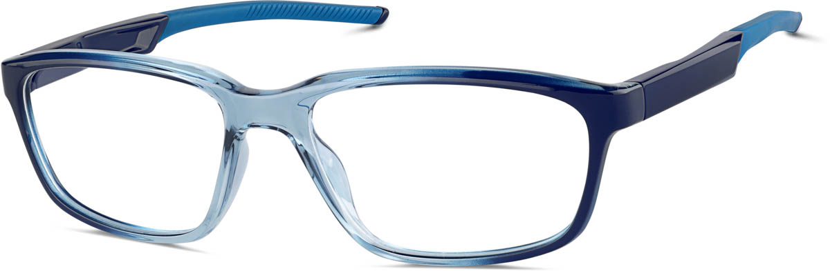 Blue Bold Legacy Glasses #2043316 | Zenni Optical