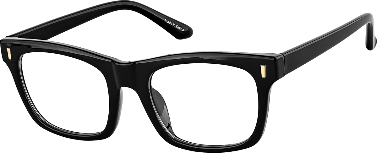 Black Square Glasses #2046221 | Zenni Optical