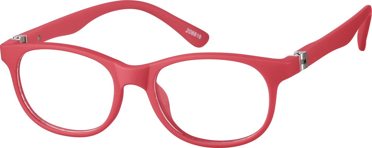 Red Kids’ Oval Glasses #208818 | Zenni Optical