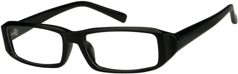 Black Rectangle Glasses #224921 | Zenni Optical