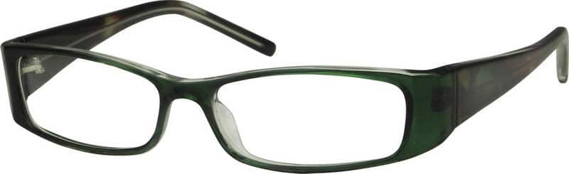 Green Rectangle Glasses #226724 | Zenni Optical