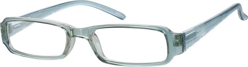 Blue Rectangle Glasses #236516 | Zenni Optical