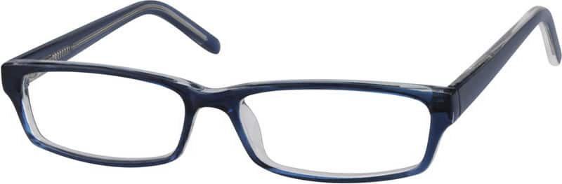 Blue Rectangle Glasses #238516 | Zenni Optical