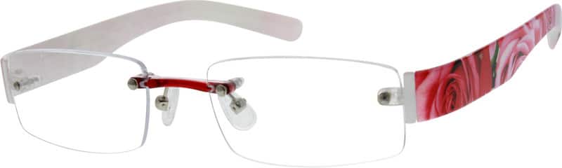 Red Rimless Glasses #249318 | Zenni Optical