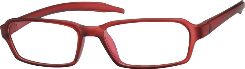 Red Rectangle Glasses #255118 | Zenni Optical