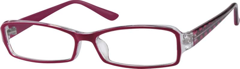 Red Rectangle Glasses #268819 | Zenni Optical