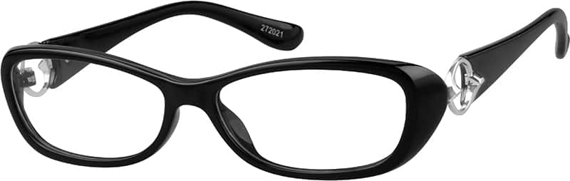 Black Oval Glasses #272021 | Zenni Optical