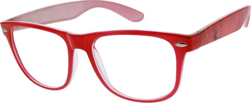 Red Square Glasses #290918 | Zenni Optical