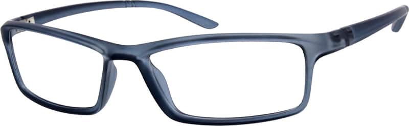 Blue Rectangle Glasses #298016 | Zenni Optical