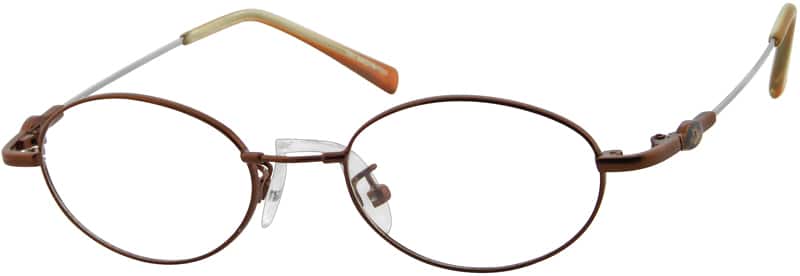 Brown Kids’ Oval Glasses #313815 | Zenni Optical
