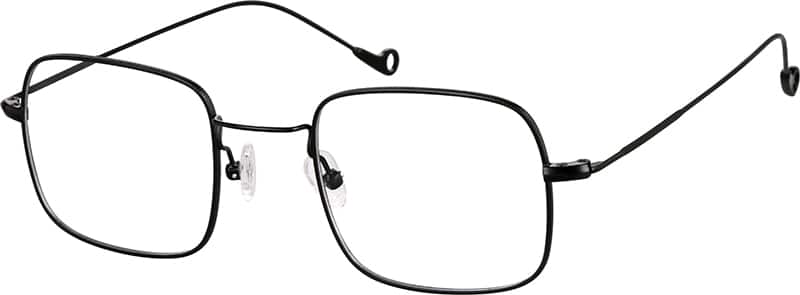 Black Square Glasses #3212621 | Zenni Optical