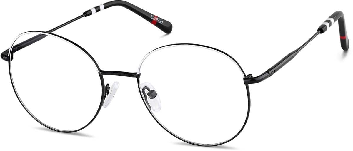 White Round Glasses #3229730 | Zenni Optical