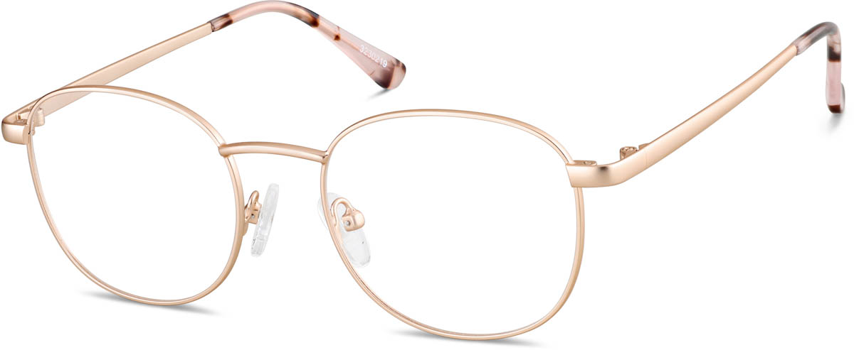 Rose Gold Round Glasses 3230219 Zenni Optical