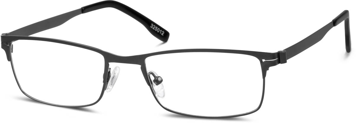 Graphite Rectangle Glasses #325012 | Zenni Optical