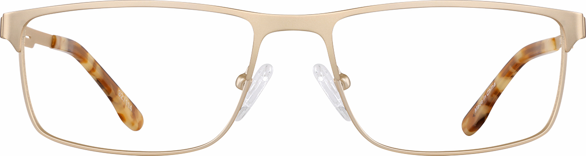 Gold Rectangle Glasses #327114