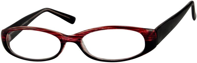 Red Oval Glasses #331015 | Zenni Optical