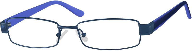 Blue Rectangle Glasses #397616 | Zenni Optical