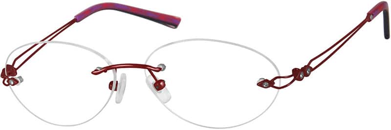 Red Rimless Glasses #399018 | Zenni Optical