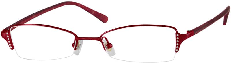 Red Rectangle Glasses #399218 | Zenni Optical