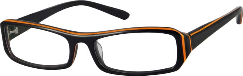 Orange Rectangle Glasses #441522 | Zenni Optical