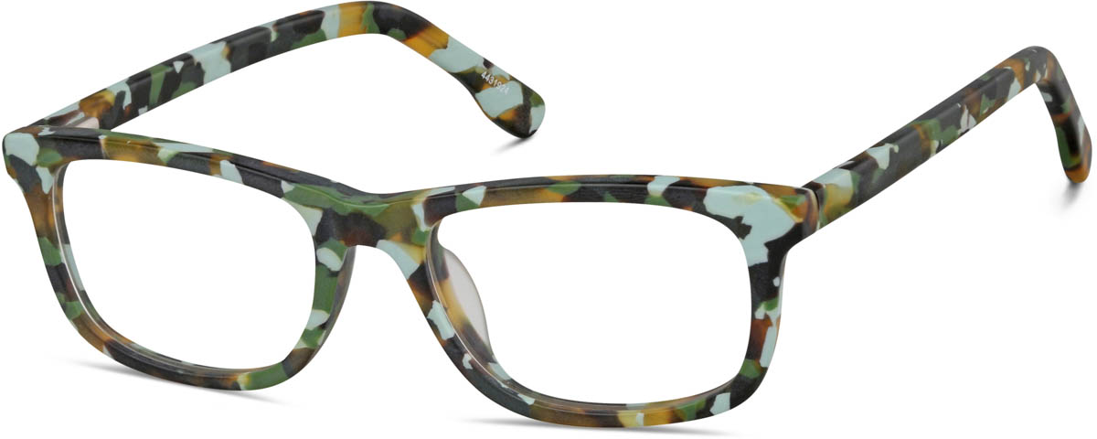 Pattern Kids’ Rectangle Glasses #4431924 | Zenni Optical
