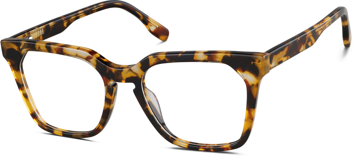 Tortoiseshell Square Glasses #4460125 | Zenni Optical
