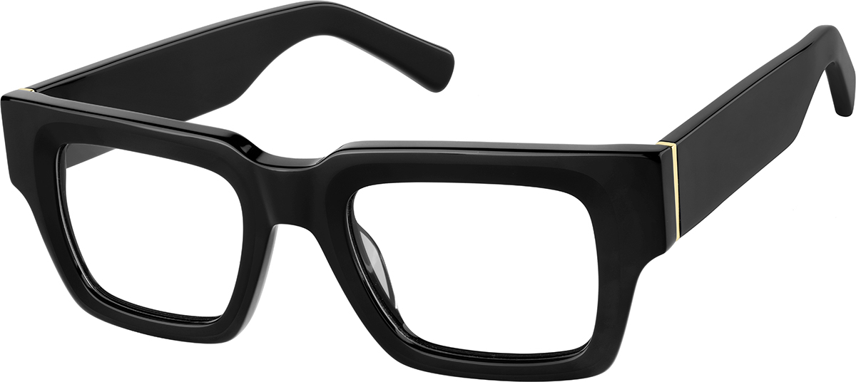 Black Square Glasses #4467421 | Zenni Optical