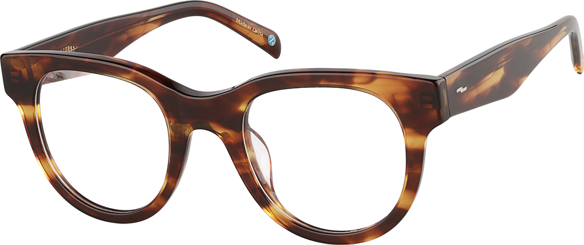 Tortoiseshell Round Glasses #4470125 | Zenni Optical